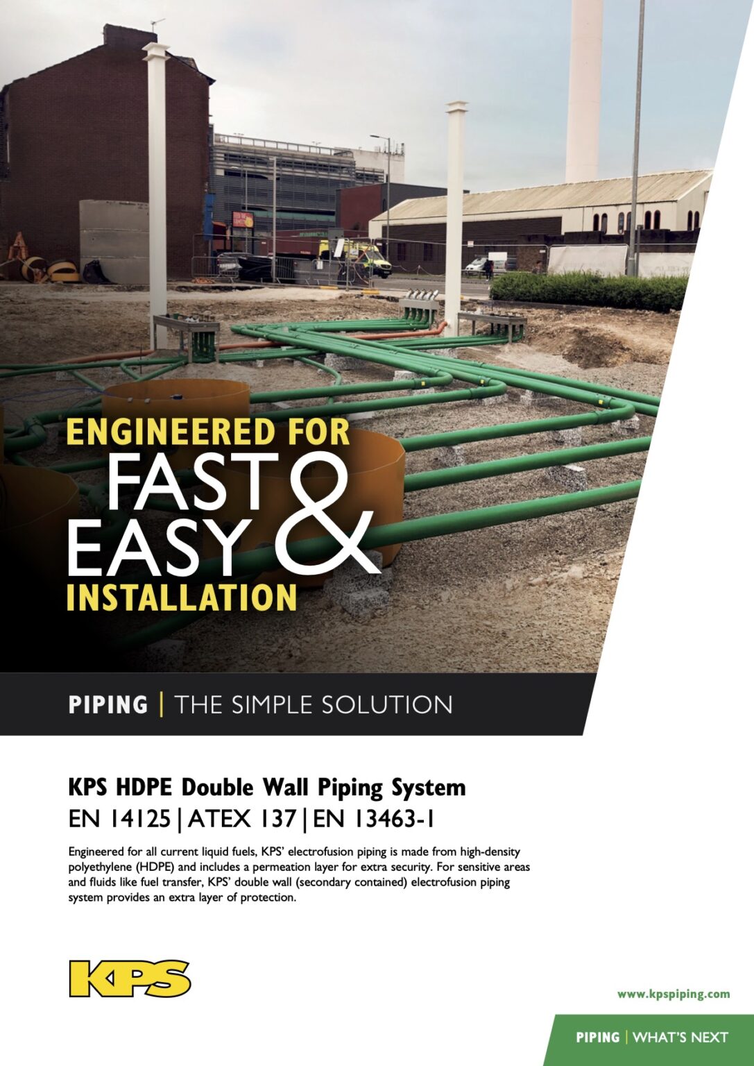 HDPE Double Wall Piping - KPS Piping Systems